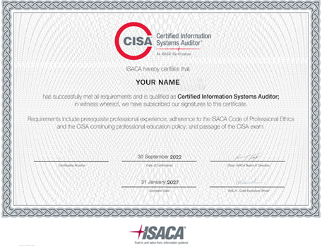CISA Certification Course Program